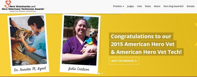 Help Choose ‘Hero’ Vet, Vet Tech - Veterinary Practice News